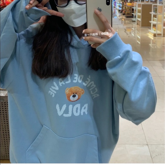 ADLV | Sweaters | Bear Hoodie | Poshmark